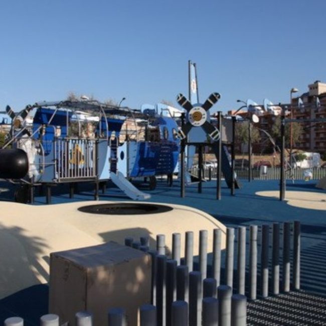 Parque del Avión en Getafe - Parques Infantiles Inclusivos